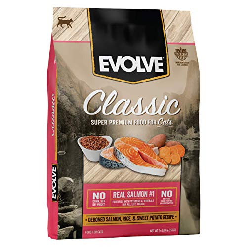 Evolve Classic Deboned Salmon, Rice and Sweet Potato Recipe Cat Food, 2.75lb
