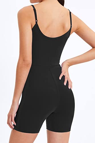 AUTOMET Bodysuits Jumpsuits for Women Sexy Unitard Workout Rompers One Piece Shorts Summer Outfits Soft Gym Yoga Fashion Clothes 2023