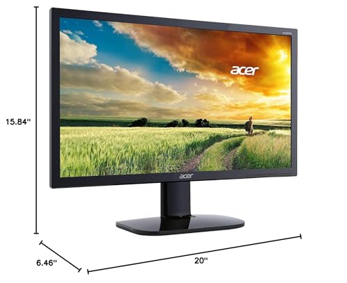 Acer KA220HQ bi 22" (21.5” viewable) Full HD (1920 x 1080) TN Monitor (HDMI & VGA port),Black