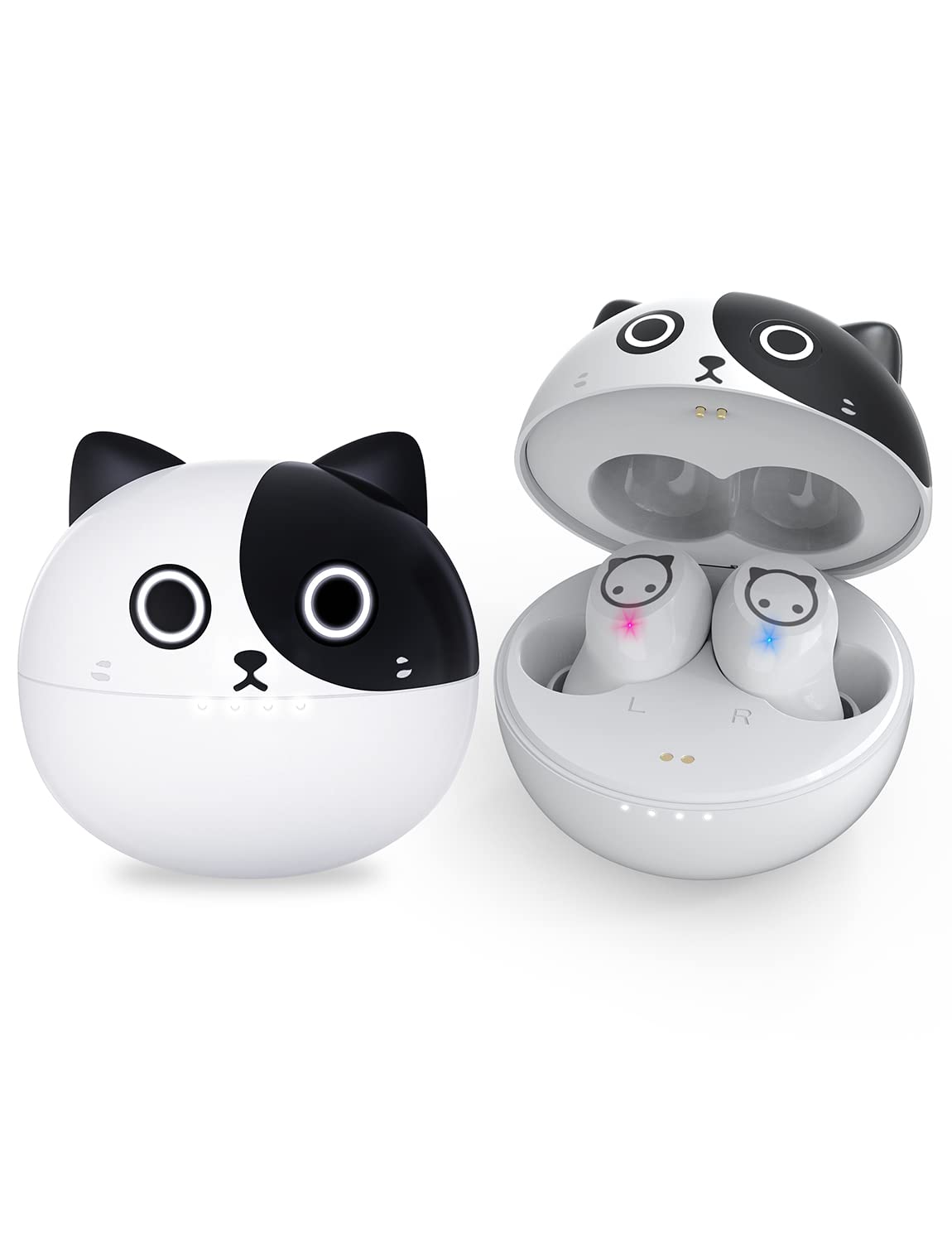 AMAFACE Wireless Earbuds, Wireless Earphones with Microphone, Cartoon Earset with Charging case 32H Playtime,Waterproof,HiFi Stereo in Ear Headphone for Kids Adult