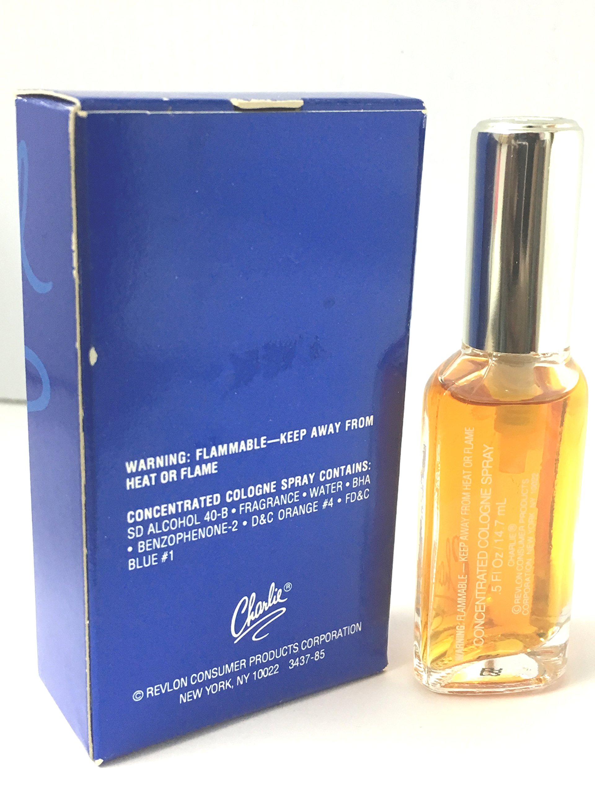 Charlie Original Cologne Spray .5 Fl Oz Travel Size