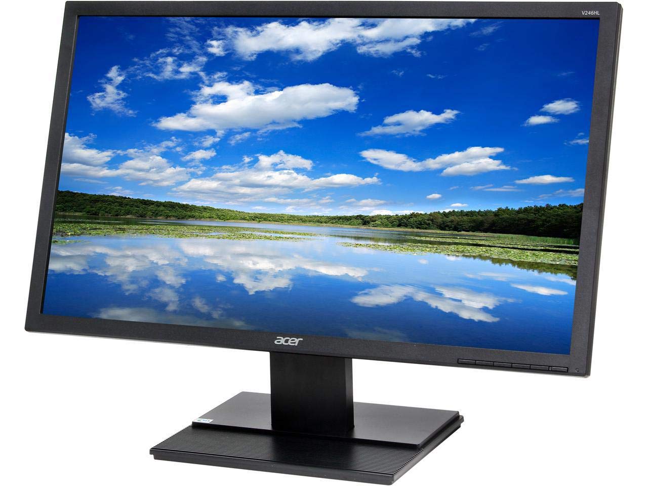 Acer LCD Widescreen Monitor, 24in Display, 60 Hz,Anti-Glare, Screen, Black, LED (Renewed)