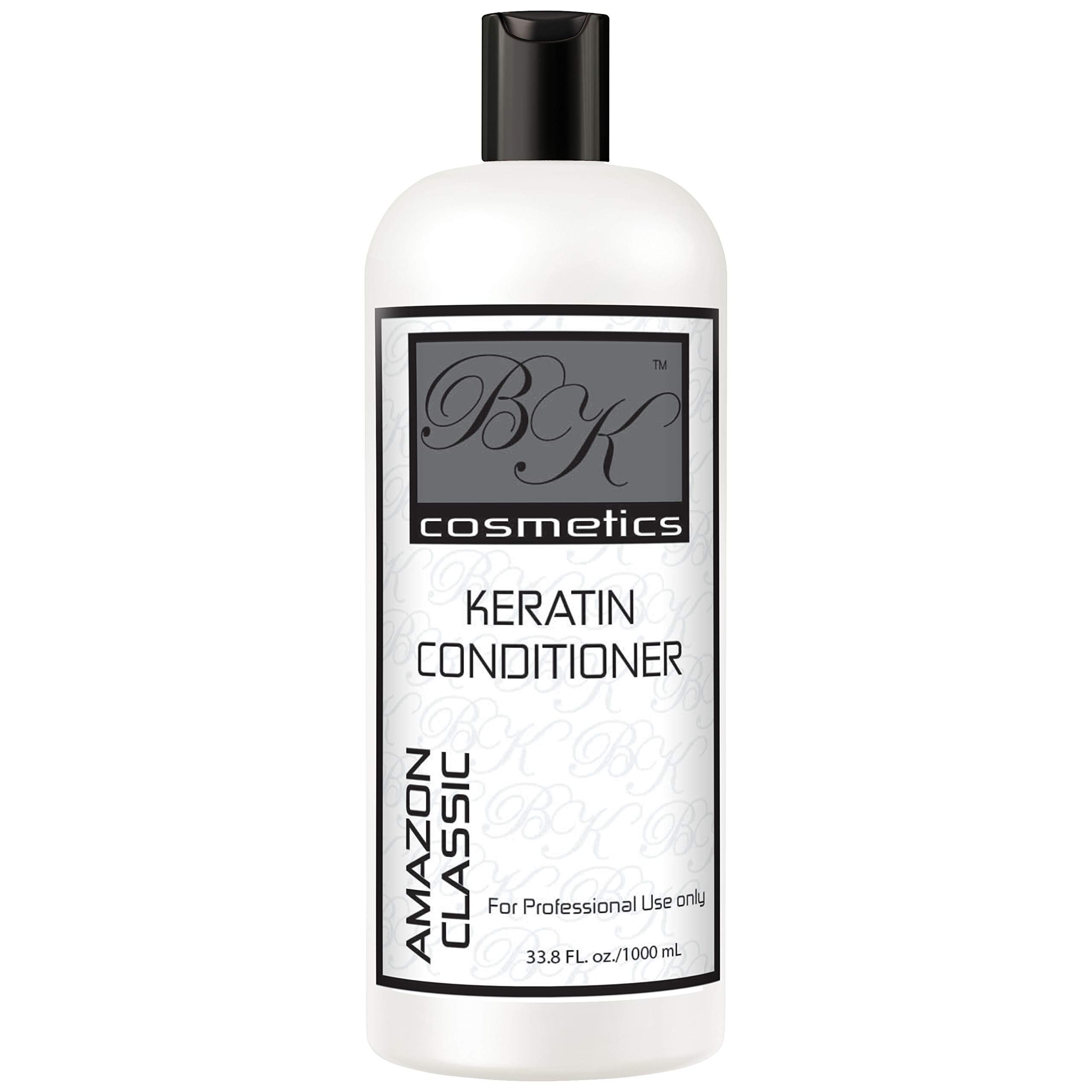 BK Cosmetics Amazon Keratin Conditioner 33.8 Oz - Shine, Hydrates, Sooths, All Hair Types