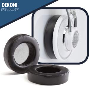 Dekoni Audio Memory Foam Replacement Ear Pads Compatible with AKG K701, K702, K7XX and More (Elite Sheepskin)