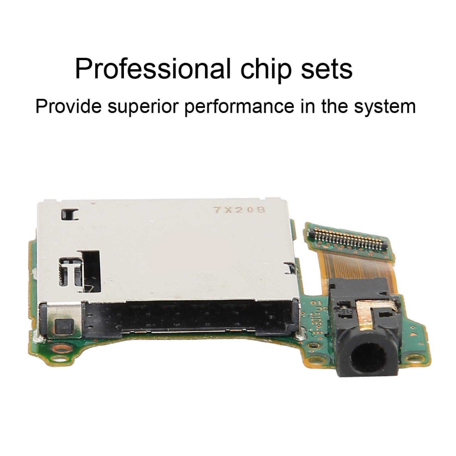 Game Cartridge Card Slot, Professional Host Reader Tray Earphone Hole Headphones Jack Port for Touch Screen line is The Version of The Two-Dimensional Code Machine