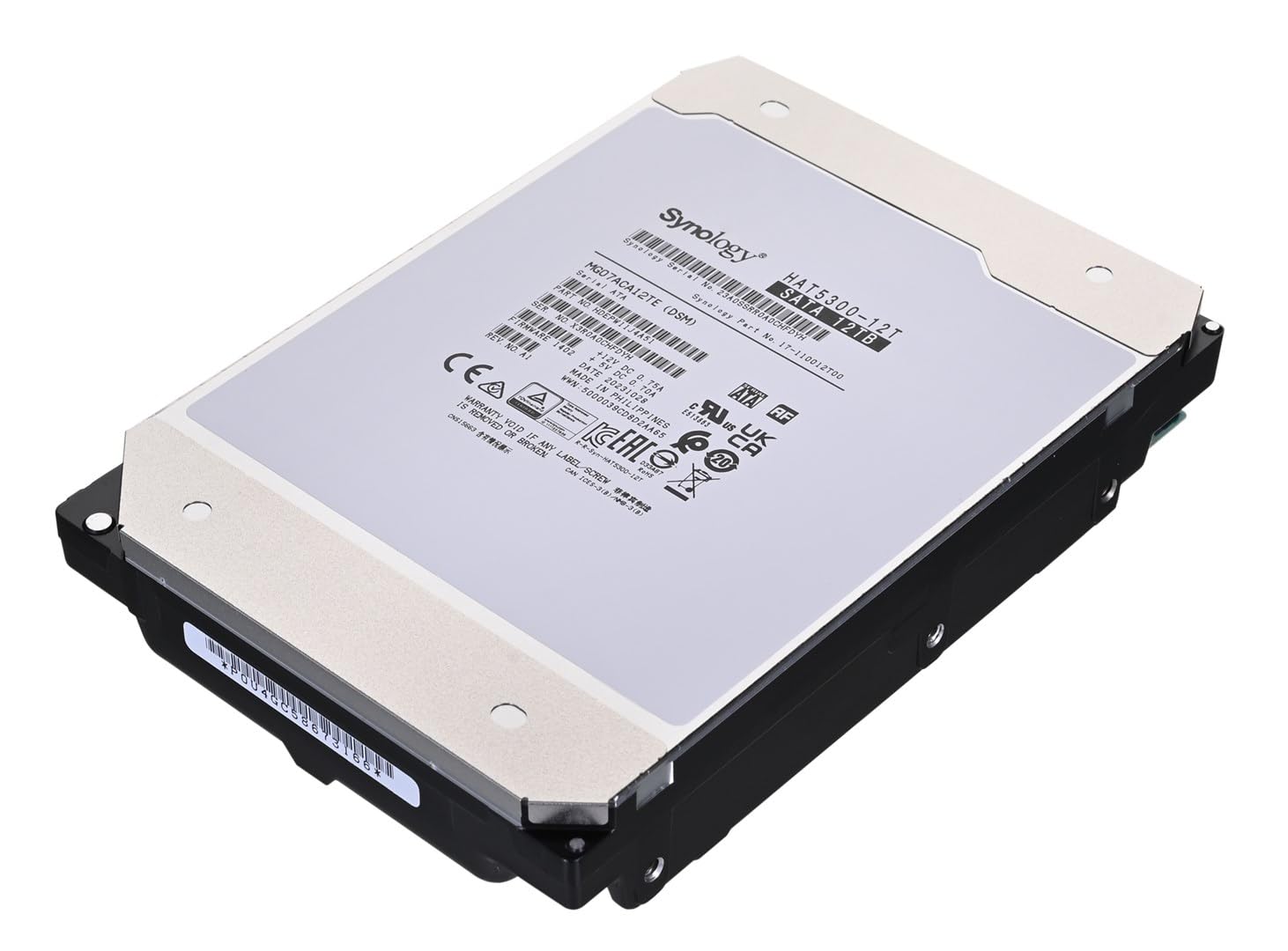 Synology HAT5300-12T 12 TB Hard Drive - 3.5" Internal - SATA (SATA/600)
