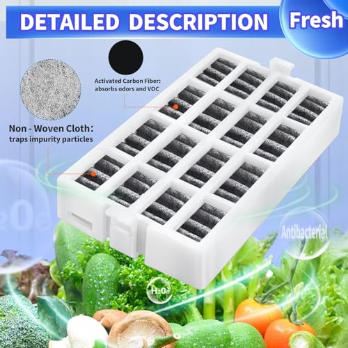 6Pack Air Filter Compatible with Whirlpool W10311524 AIR1 Refrigerator Air Filter