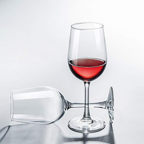 PARACITY Wine Glasses, christmas gift, Crystal Clear Glass, Long Stem Wine Glass for Red and White Wine - 10 OZ (Set of 2), Mother's Day Gift