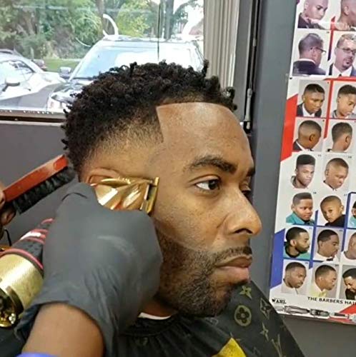 2020 Professional SKELETON Cordless Trimmer Clipper-Barber's Gift-Sharp Blade (Gold)