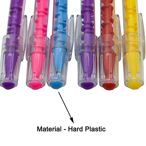 Maydahui 15PCS Maze Puzzle Shape Ballpoint Pen Novelty Creative Pens Blue Ink for Adults Student