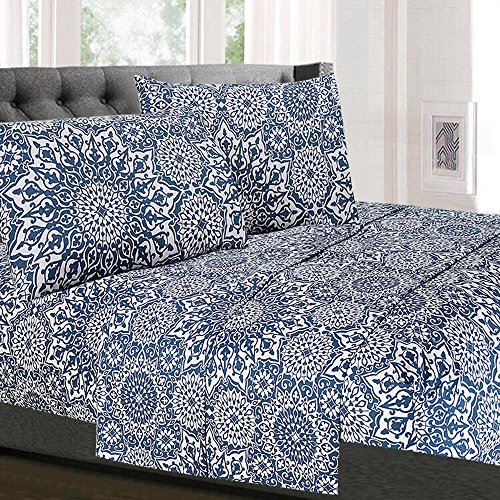 Full Size Sheet Sets - Breathable Luxury Sheets with Full Elastic & Secure Corner Straps Built In - 1800 Supreme Collection Extra Soft Deep Pocket Bedding Set, Sheet Set, Full, Oasis