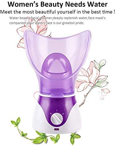 Facial Steamer,Nano Ionic Face Steamer for Home Facial,Face Sauna Spa Sinuses Moisturizing Cleansing Pores for for Women Moisturizing Home SPA