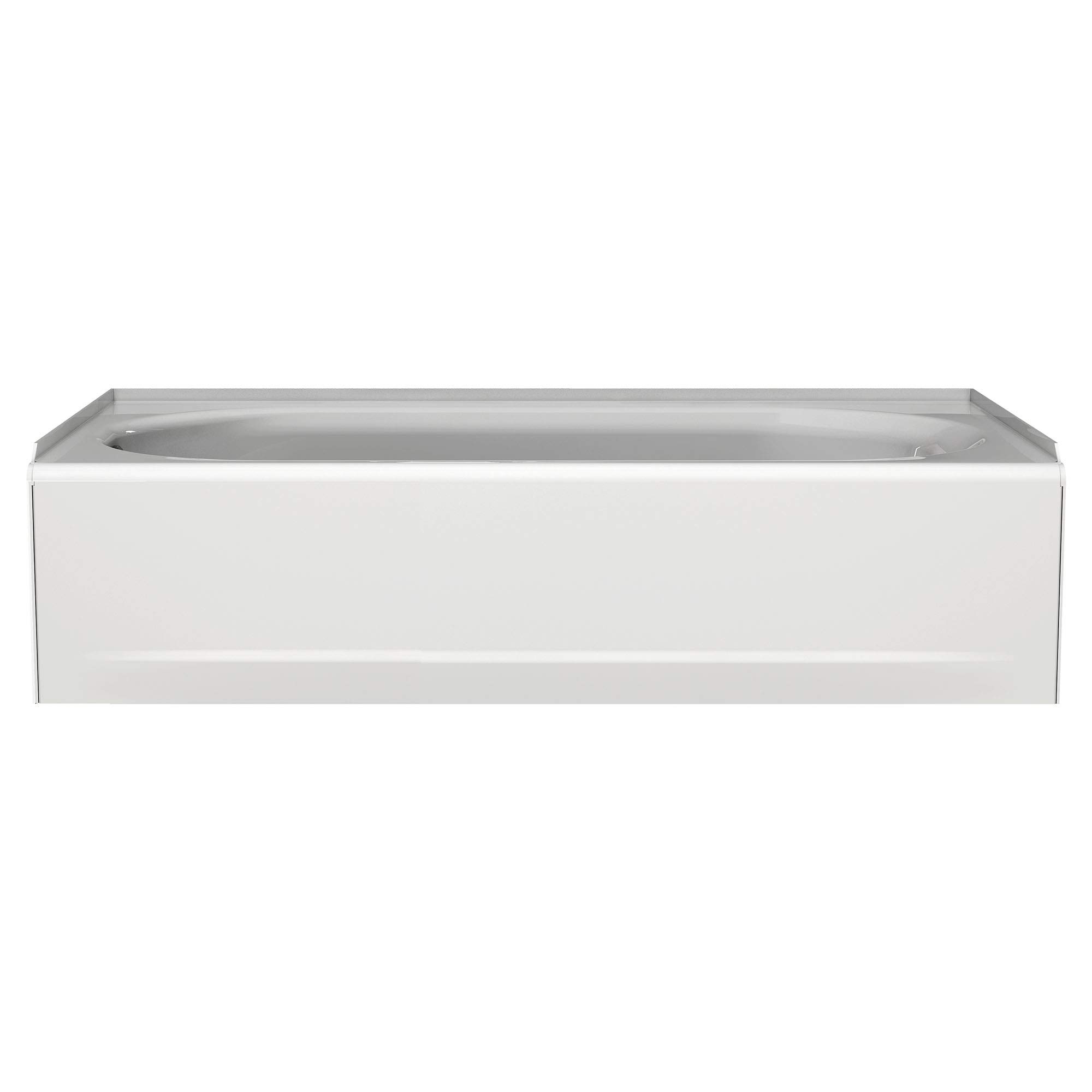 American Standard 2392202ICH.020 Princeton 60 in. x 30 in. Americast Above-Floor Rough-In Bathtub with Left Drain and Built-In Overflow, White