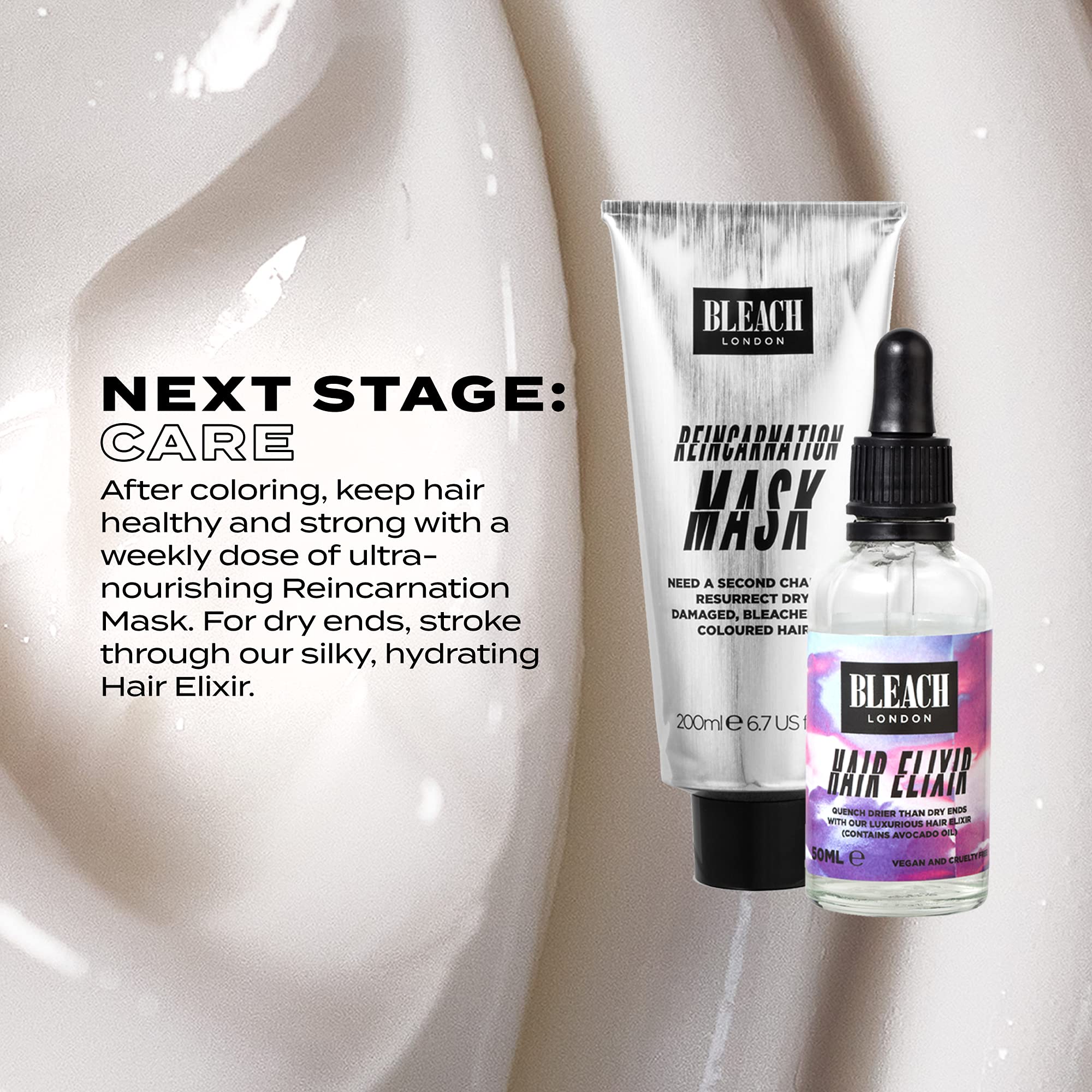 BLEACH LONDON Silver Shampoo - High Pigmented Ashy Silver Rinse, Vegan Cruelty Free, Color Protected Clean, Color Depositing Toning Formula 16.8 fl oz