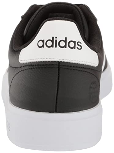 adidas Men's Grand Court 2.0 Tennis Shoe, Core Black/FTWR White/Core Black, 11