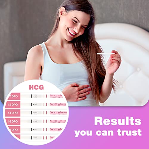 Easy@Home Pregnancy Test Strips: Early Detection hCG Tests 25 Pack, EXP 11-30-2023 EZW1-S-25