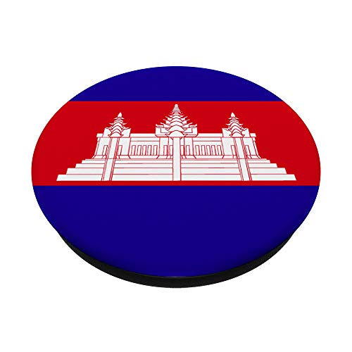 Cambodia Flag PopSockets PopGrip: Swappable Grip for Phones & Tablets