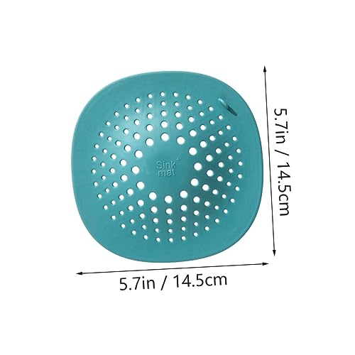 4pcs Anti-Clogging Floor Drain Bath tub Drain Covers tub Drain Covers for bathtubs Floor Drain Strainer Hair/Vegetable Scraps/Garbage Silicone Hair Catcher Sink Drain Stopper TPR