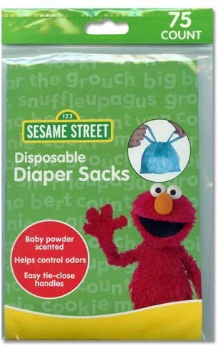 Blue Cross Diaper Sacks - 75 ct