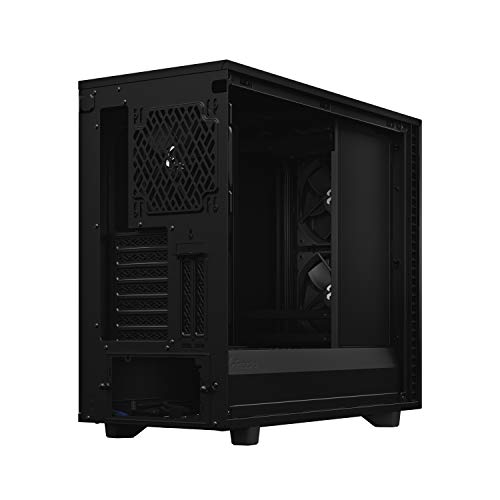 Fractal Design Define 7 Black Brushed Aluminum/Steel E-ATX Silent Modular Dark Tempered Glass Window Mid Tower Computer Case