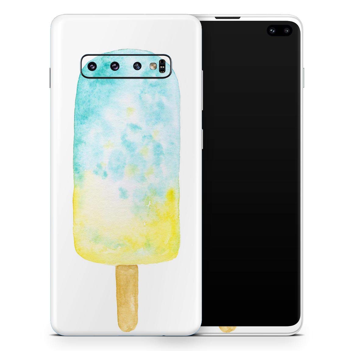 DesignSkinz Summer Mode Ice Cream v9 Protective Vinyl Decal Wrap Skin Cover Compatible with The Samsung Galaxy S20 (Screen Trim & Back Glass Skin)