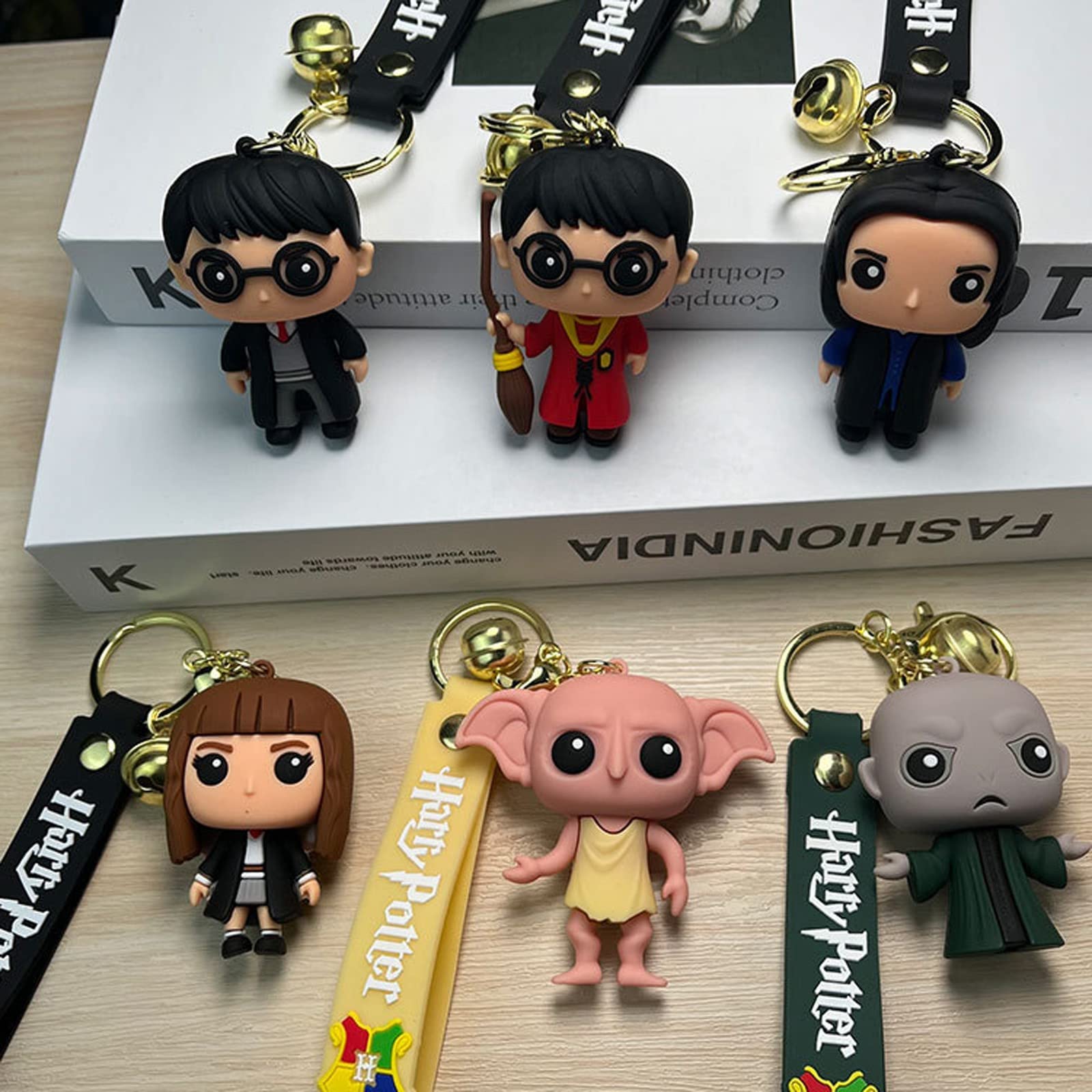 3D Film Characters Keychain Charm Bag Decoration Funny Key Chain
