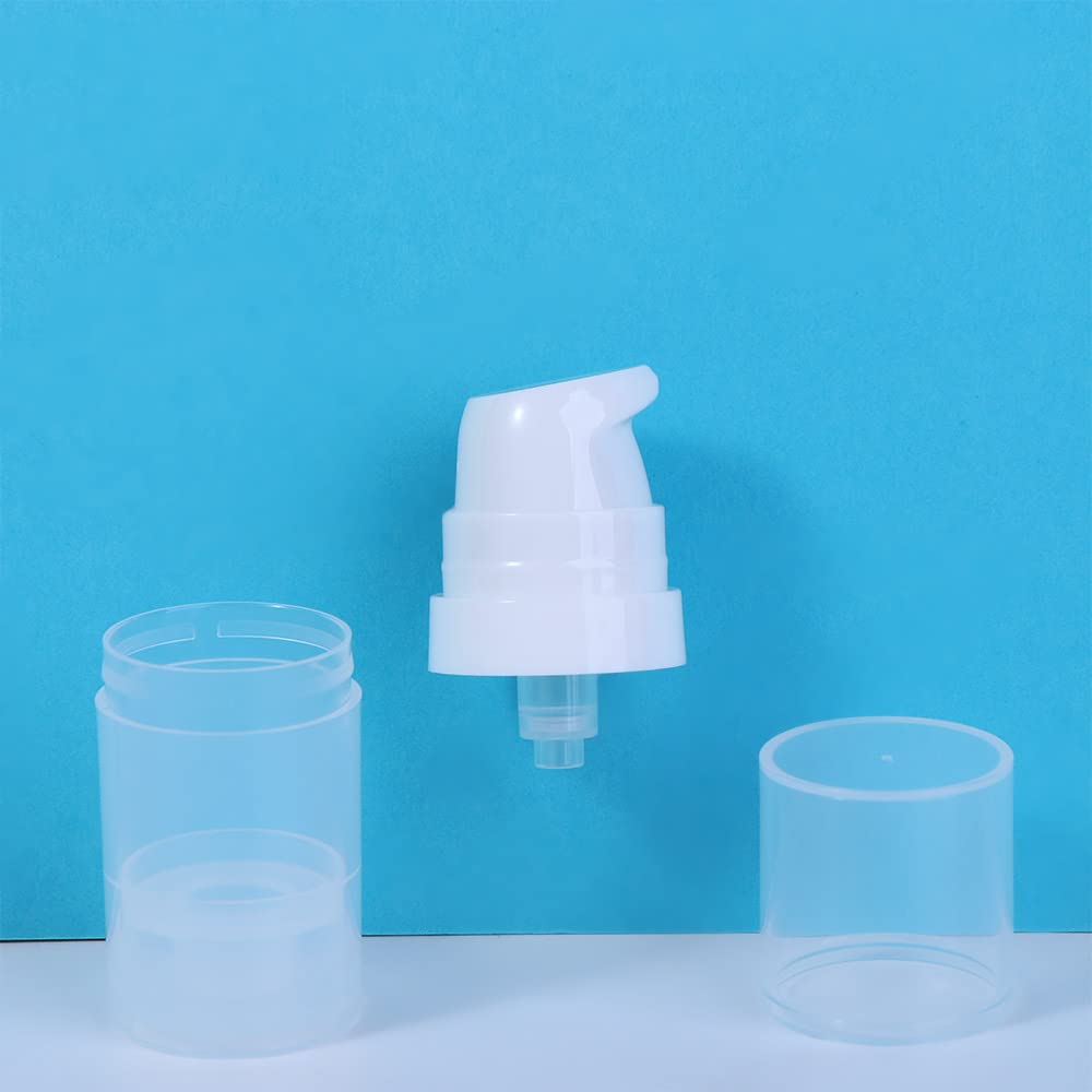 1pcs Mini Airless Refillable Lotion Bottles,Portable Travel Vacuum Pump Bottles Transparent Airless Pump Vacuum Toiletries Container(5ml)