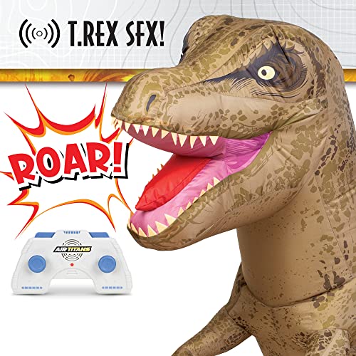AIRTITANS Jurassic World Inflatable T Rex RC β Massive Attack Air Titans Dinosaur - Over 6 Feet Long - Turns & Spins - Stomps & Roars!