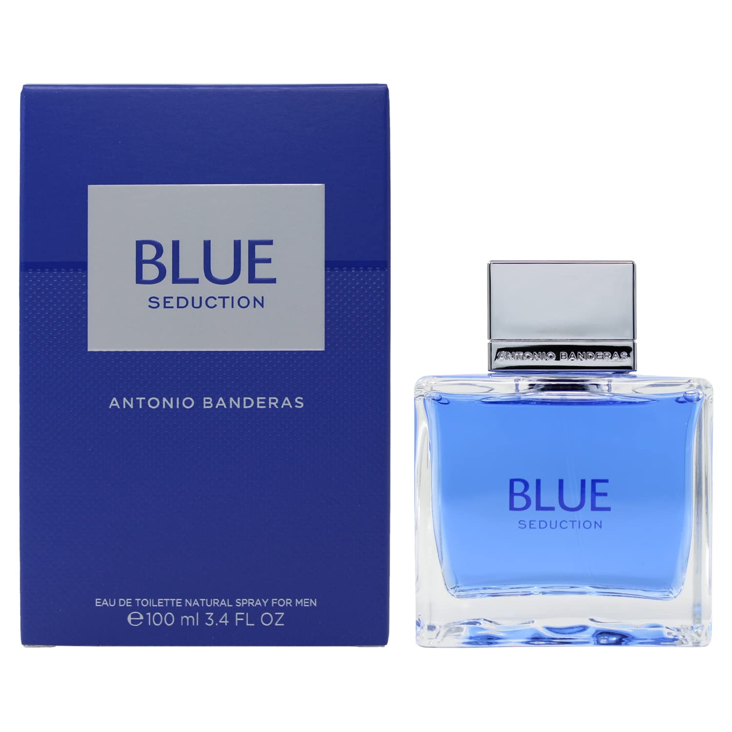Blue Seduction by Antonio Banderas Eau De Toilette Spray 3.4 oz for Men