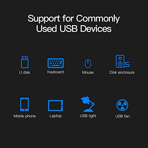 PANUSBGHUB Portable USB-C/Type-C Male to 4 USB Ports Female HUB Adapter