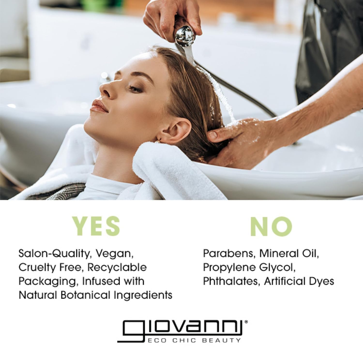 GIOVANNI 2chic Clarifying & Calming Conditioner - Clarifying Hair Conditioner, Helps Remove Residue, Hydrating, Detox Conditioner, Color Safe, Wintergreen & Blue Tansy - 24 oz