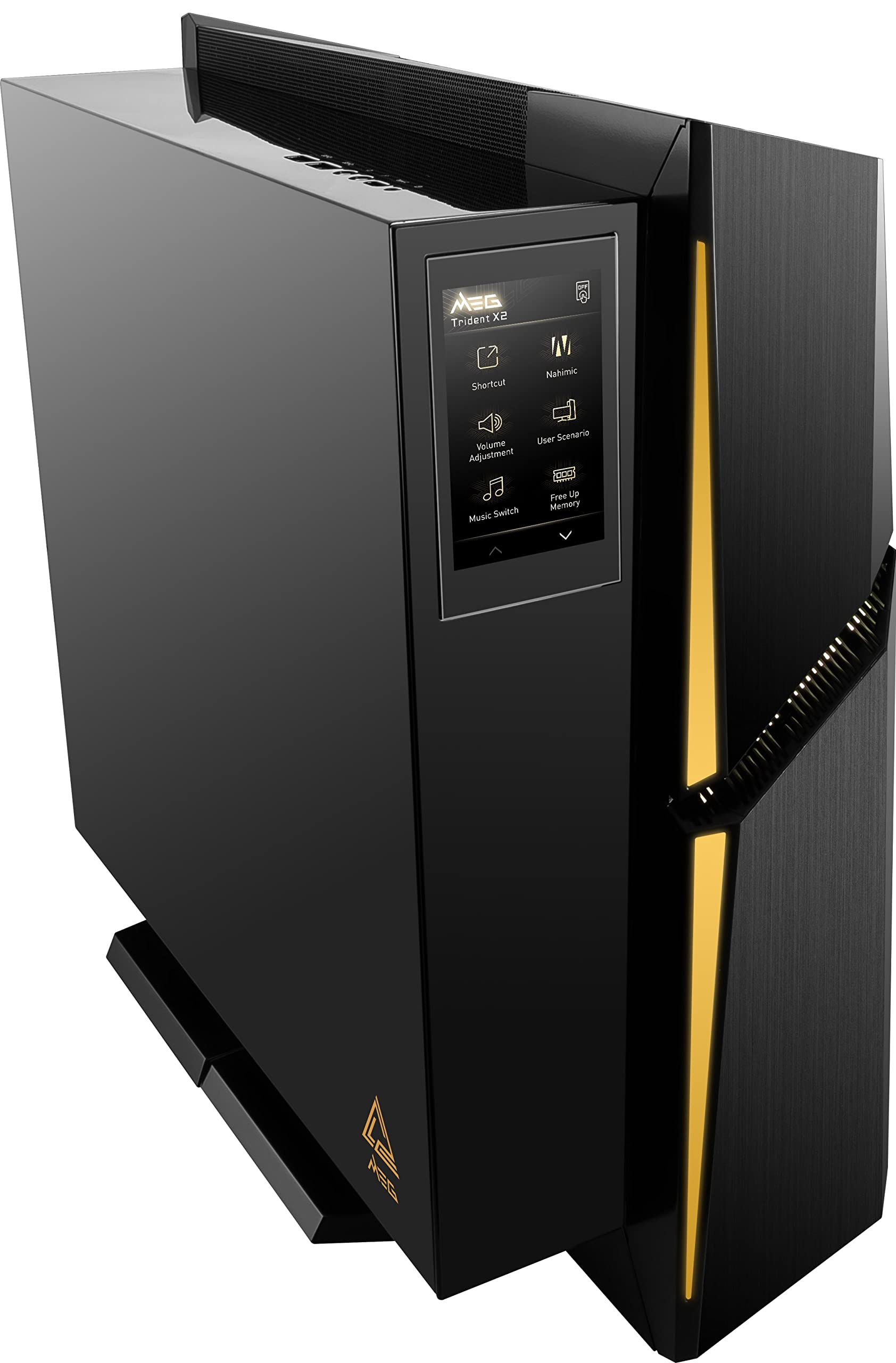2023 MSI MEG Trident X2 13NUF-074US (i7-13700KF, 32GB RAM, 2TB NVMe SSD + 1TB HDD, RTX 4070Ti 12GB, Windows 11) Gaming Desktop PC