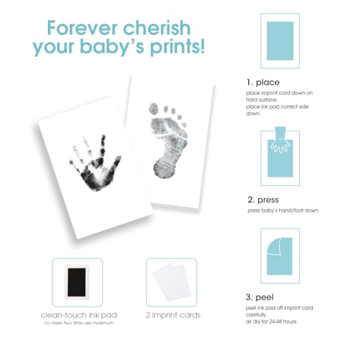 Pearhead Welcome Little One First 5 Years Memory Book, Gender-Neutral Baby Keepsake for New and Expectant Parents, Pregnancy And Milestone Journal, Gray Gingham