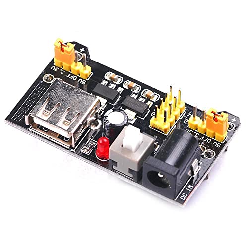 5pcs/lot Breadboard Power Supply Module 3.3V 5V MB102 Solderless Bread Board DIY 2012 Dedicated Power Module
