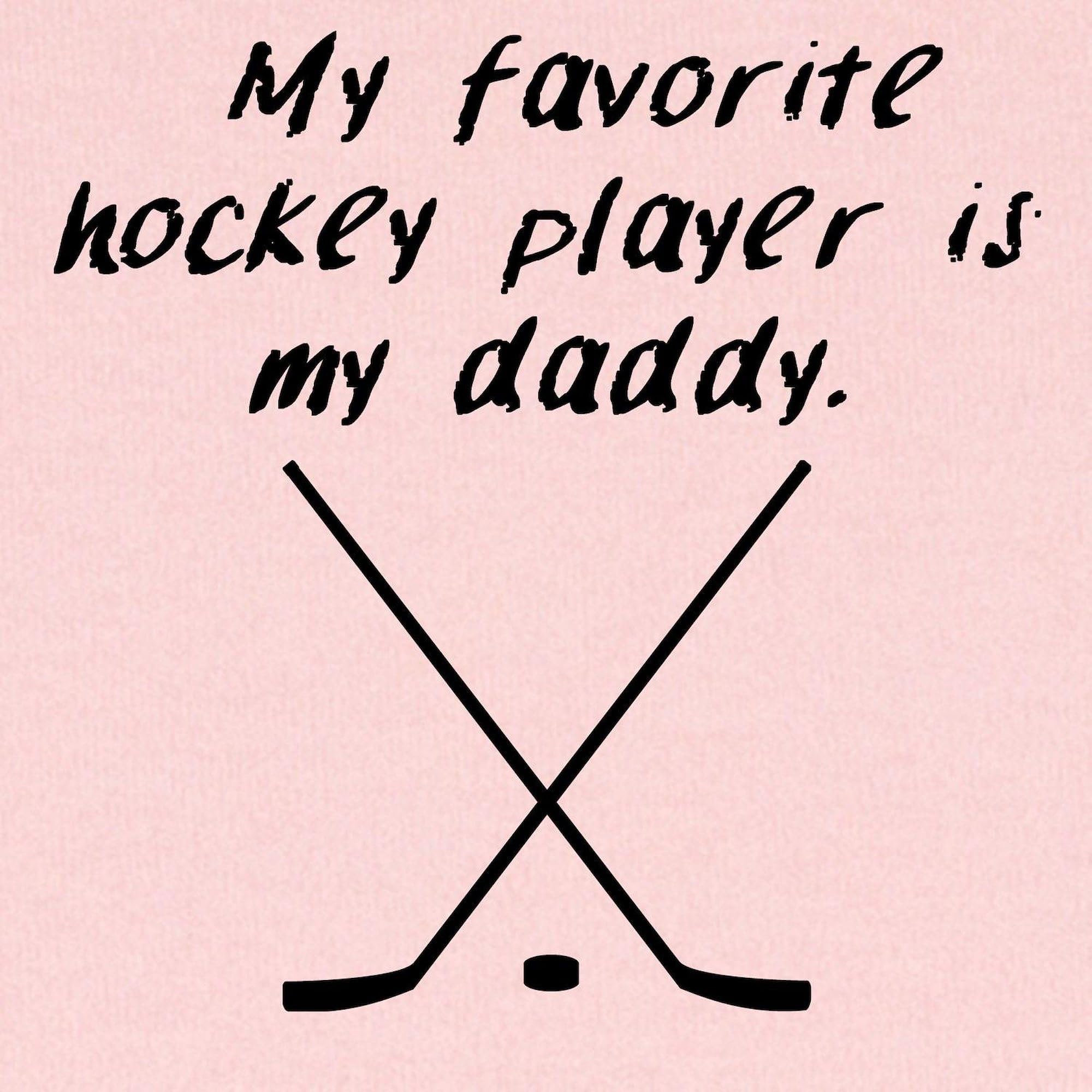 CafePress My Favorite Hockey Player is My Daddy Baby Blanket, Super Soft Newborn Swaddle