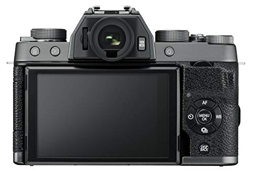 Fujifilm X-T100 Mirrorless Digital Camera w/XC15-45mmF3.5-5.6 OIS PZ Lens - Dark Silver (Renewed)