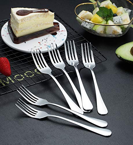 Kyraton Dinner Fork 6 Pieces, Stainless Steel 8.17 Inch Forks Silverware, Table Forks Set of 6