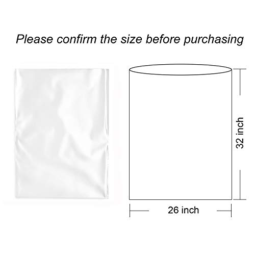Morepack Easter Large Cellophane Bags,26x32 Inch Big Clear Basket Bags 10PCS Cellophane/Cello Wrap for Gift Baskets