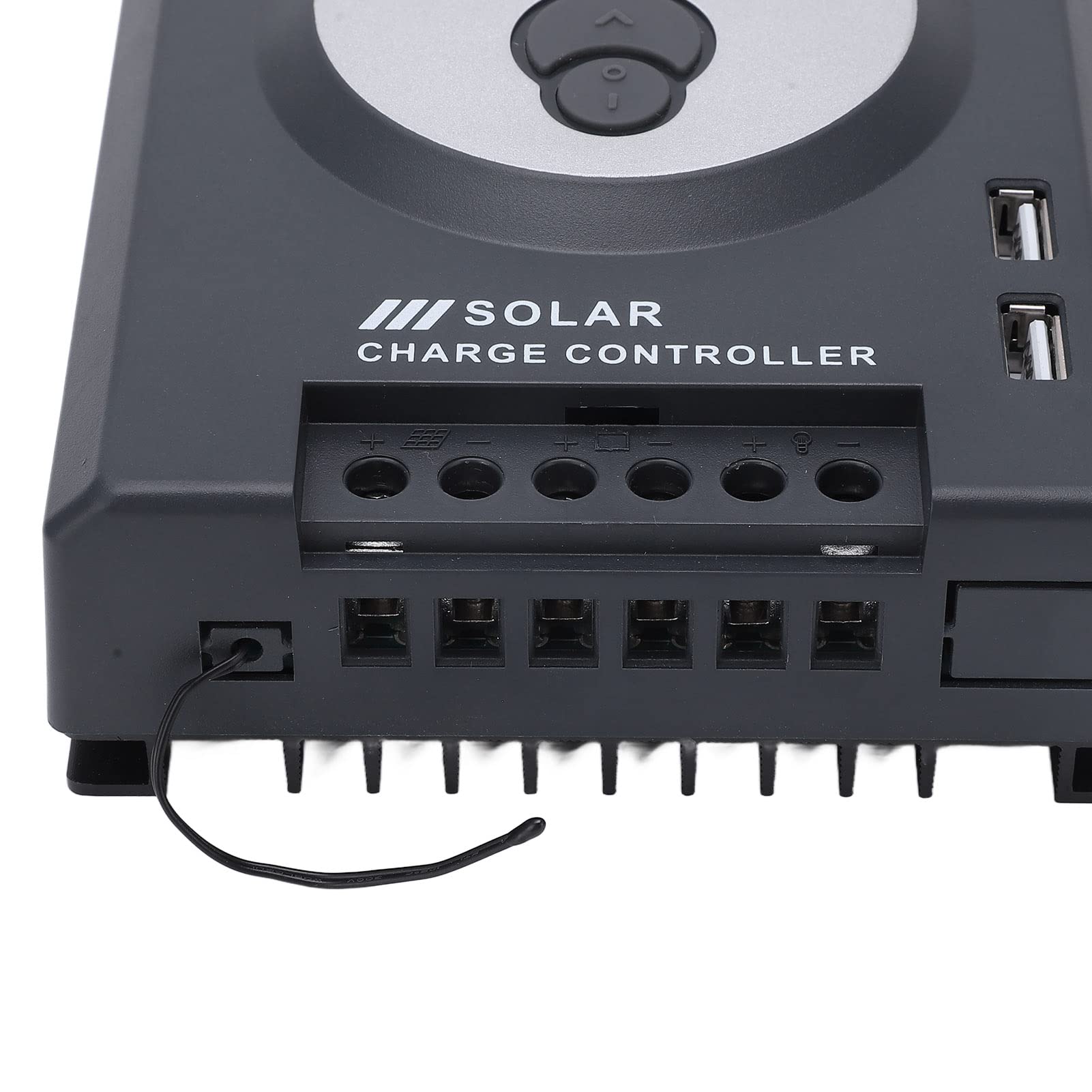 20A Solar Charge Controller, Solar Panel Regulator Temperature Compensation for Gel Lithium Batteries