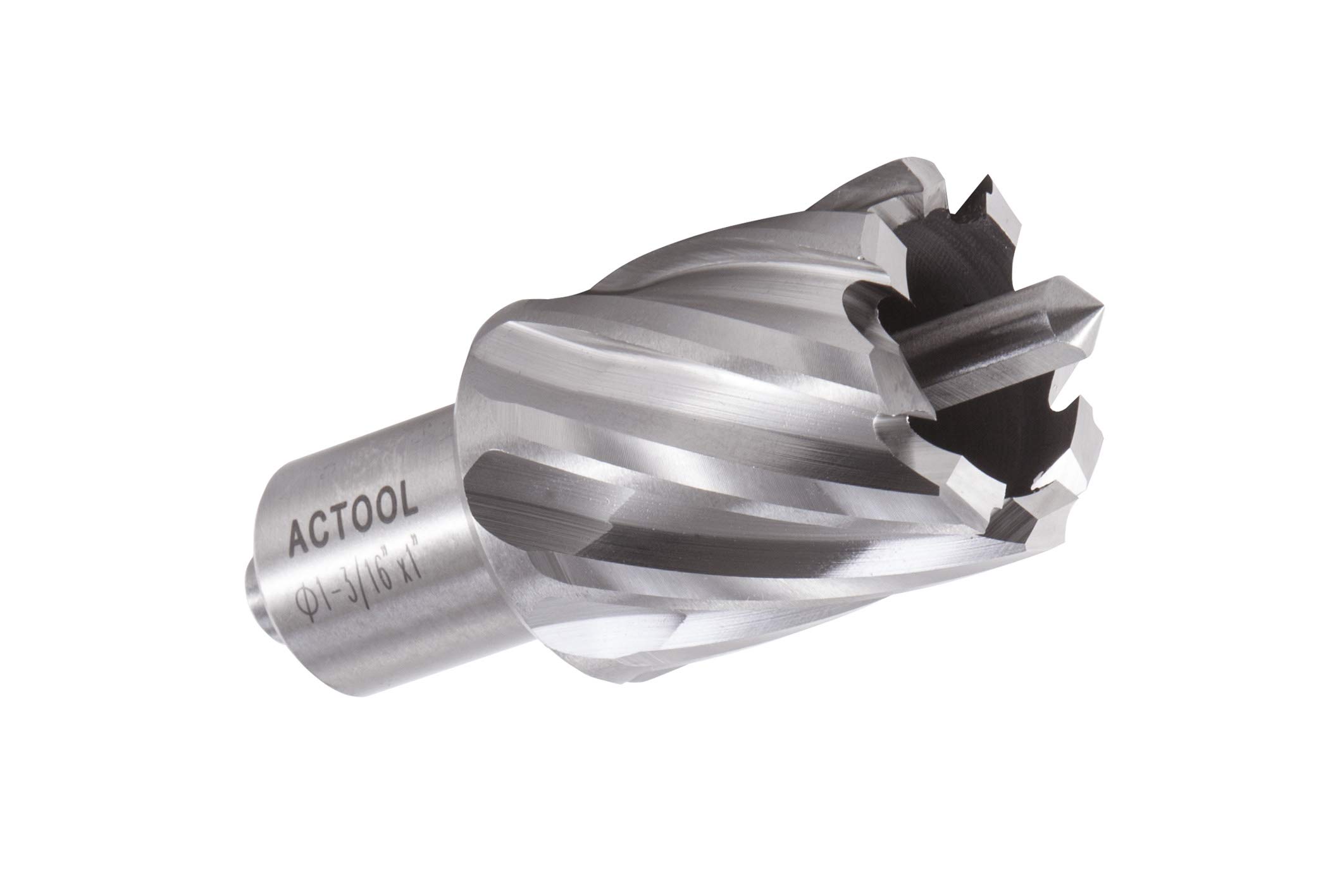 ACTOOL 1-3/16" Diameter × 1" Depth of Cut HSS ANNULAR CUTTER with 3/4'' Weldon Shank