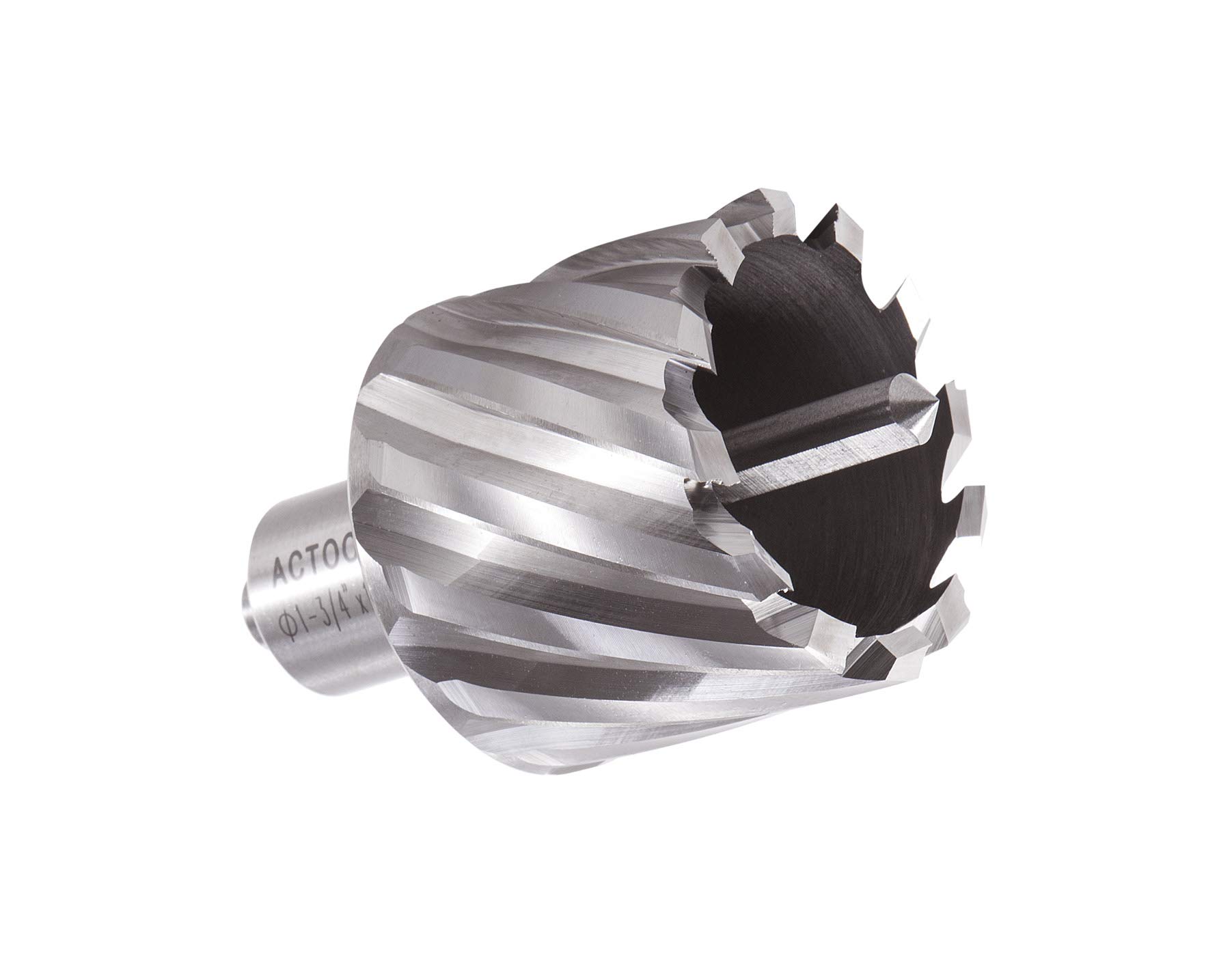 ACTOOL 1-3/4" Diameter × 1" Depth of Cut HSS ANNULAR CUTTER with 3/4'' Weldon Shank