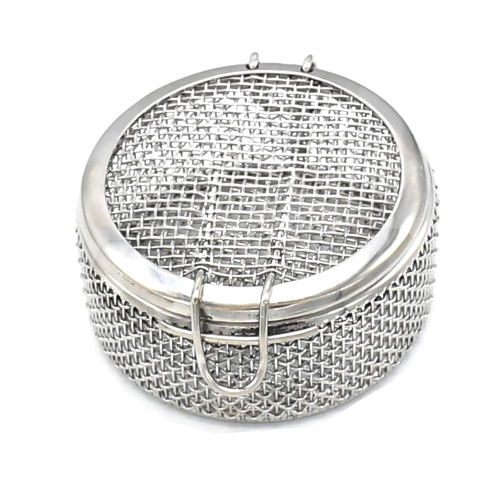 AAProTools Micro Mesh Tray with Lid, Stainless Steel, 85 mm x 35 mm