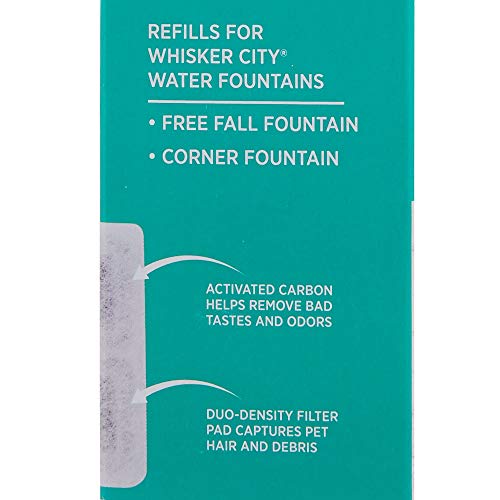 Whisker City Water Fountain Filter Cartridges - 4 Pack (Small)