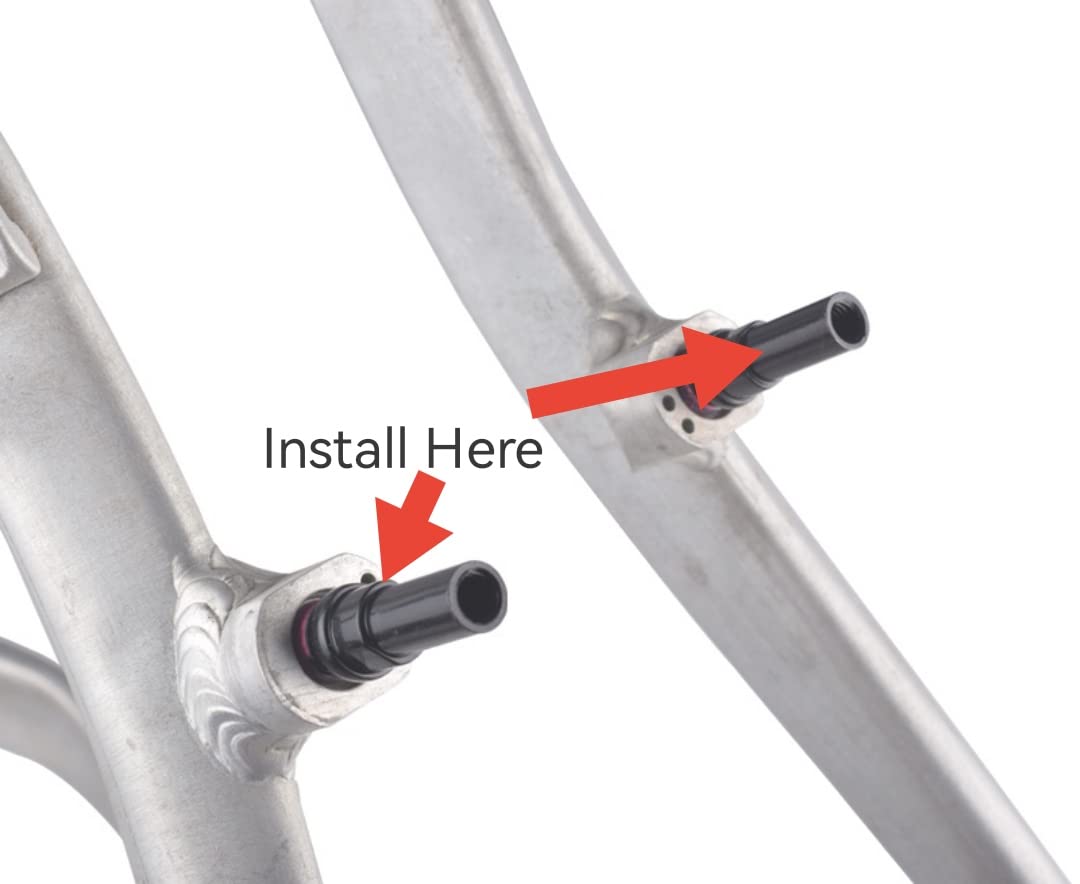 2 Pcs Bike V Brake Screws Bicycle Screws M10 Pivot Frame Screw Bolt for Mountain Bike Frame