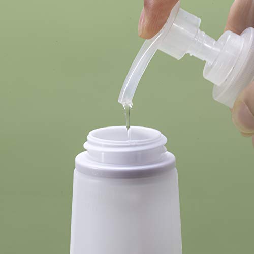 Valourgo Leak Proof Travel Size Bottles, TSA Approved Portable Silicone Containers Plastic Spray Bottle for Travel Size Toiletries Refillable Travel Accessories Handy 5 Pieces Travel Kit (3.4 fl. oz)