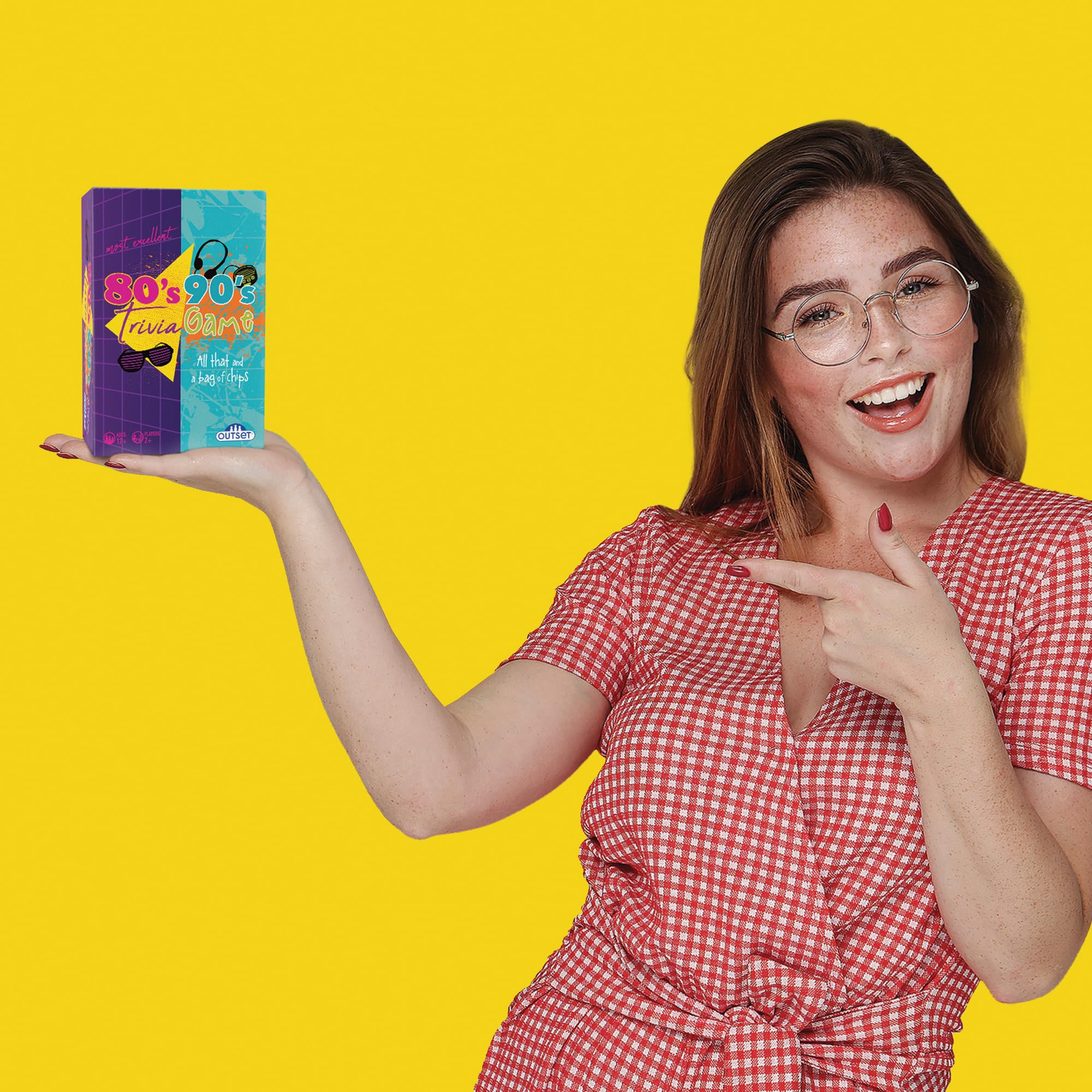 80’s 90’s Trivia Party Game (Amazon Exclusive) – Contains 1,000 Questions - 2 or More Players for Ages 12 and up by Outset Media.