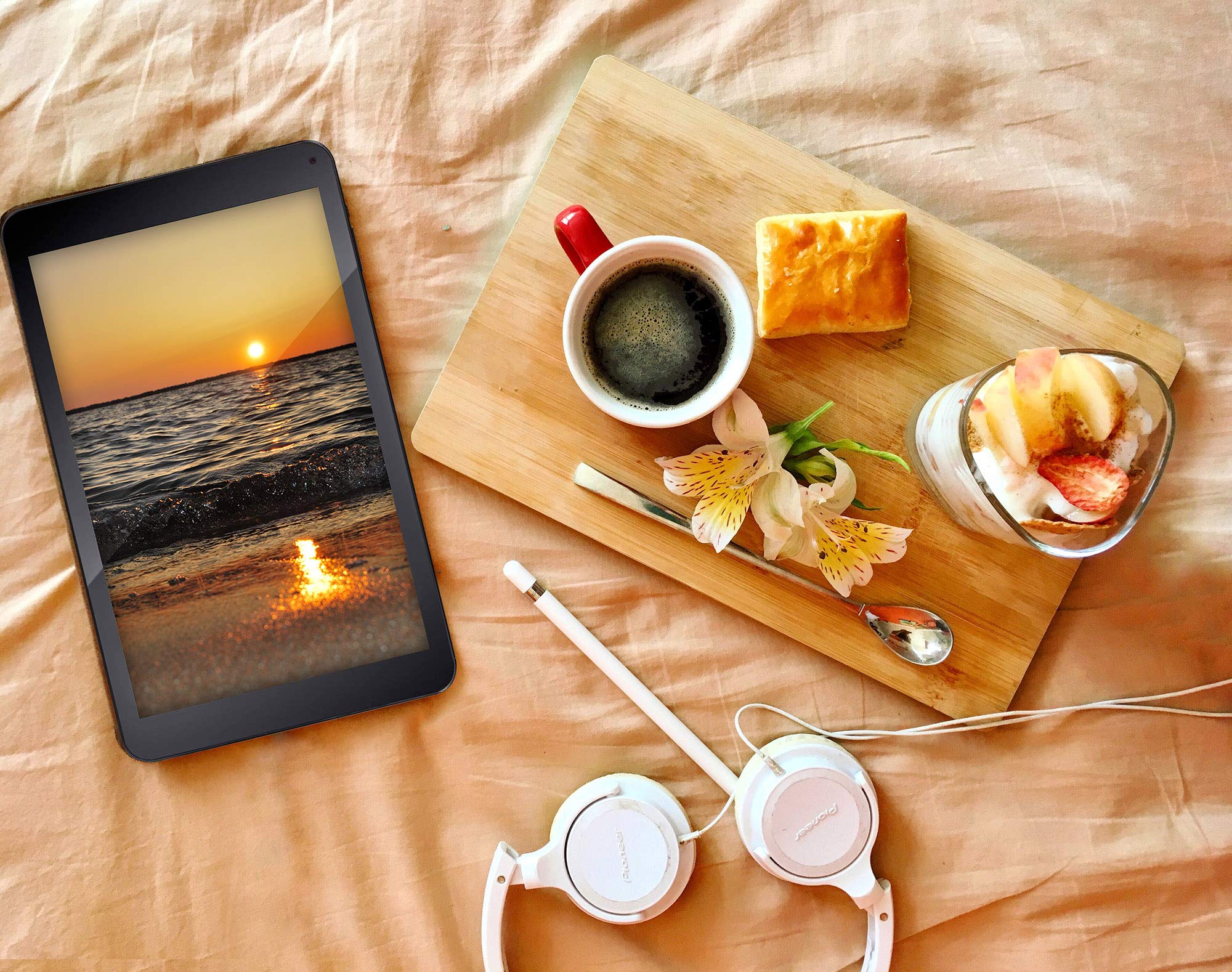 Fusion5 10.1" Android 8.1 Oreo Tablet PC - (32GB Storage, WiFi, BT, HDMI, 1280x800 IPS Screen, Dual Cameras, November 2018 Model, Android Touch Screen Tablet PC) (32GB)