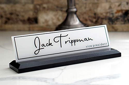Desk Name Plate Personalized with your Name and Title
