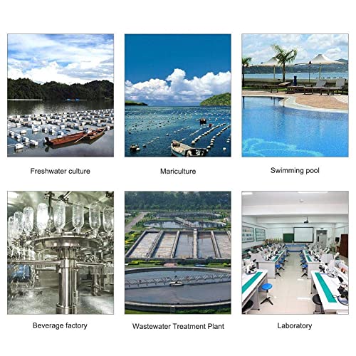 Digital Dissolved Meter JPB-70A Portable Pen Water Quality Monitor Dissolved Oxygen Meter with Backlight 0.0-20.0mg/L ±0.3mg/L for Freshwater Culture/Mariculture/Swimming Pool