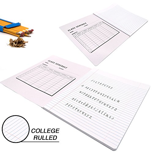 Emraw Fashion Design Composition Book College Ruled Paper 100 Sheet Office Dairy Note Books Journals Meeting Notebook Hard Covers Pack Of 6 Writing Book For school